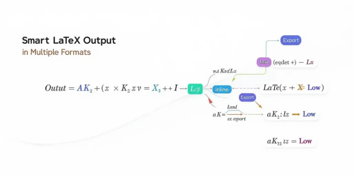 Free Online Image to LaTeX Converter & Equation to LaTeX